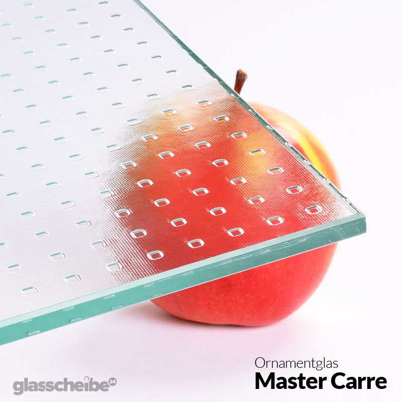 Floatglas Ornamentglas Master Carre